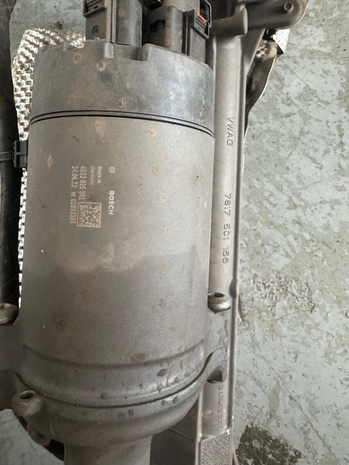 Genuine Audi A3 8Y VW Golf MK8 Complete Electric Steering Rack +Motor ...